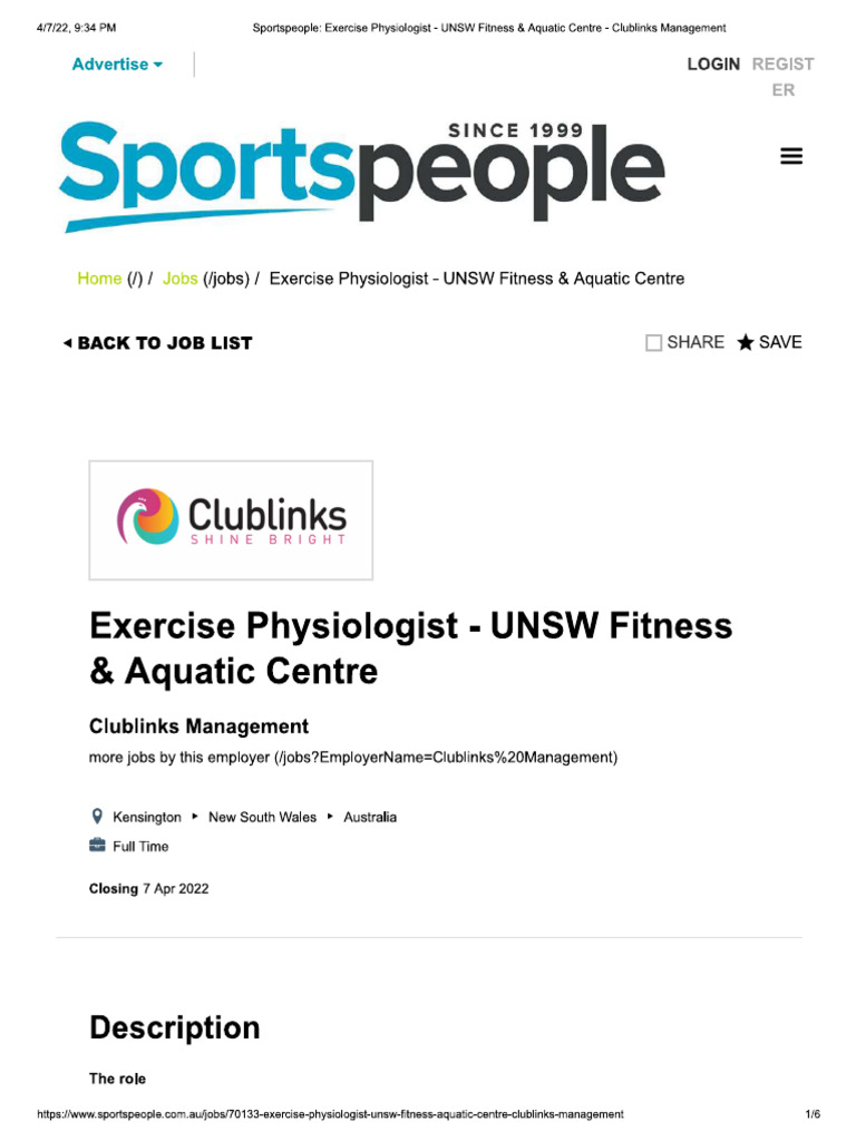 Exercise Physiologist | PDF