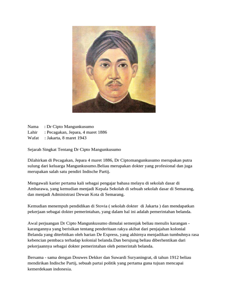 DR Cipto Mangunkusuno | PDF