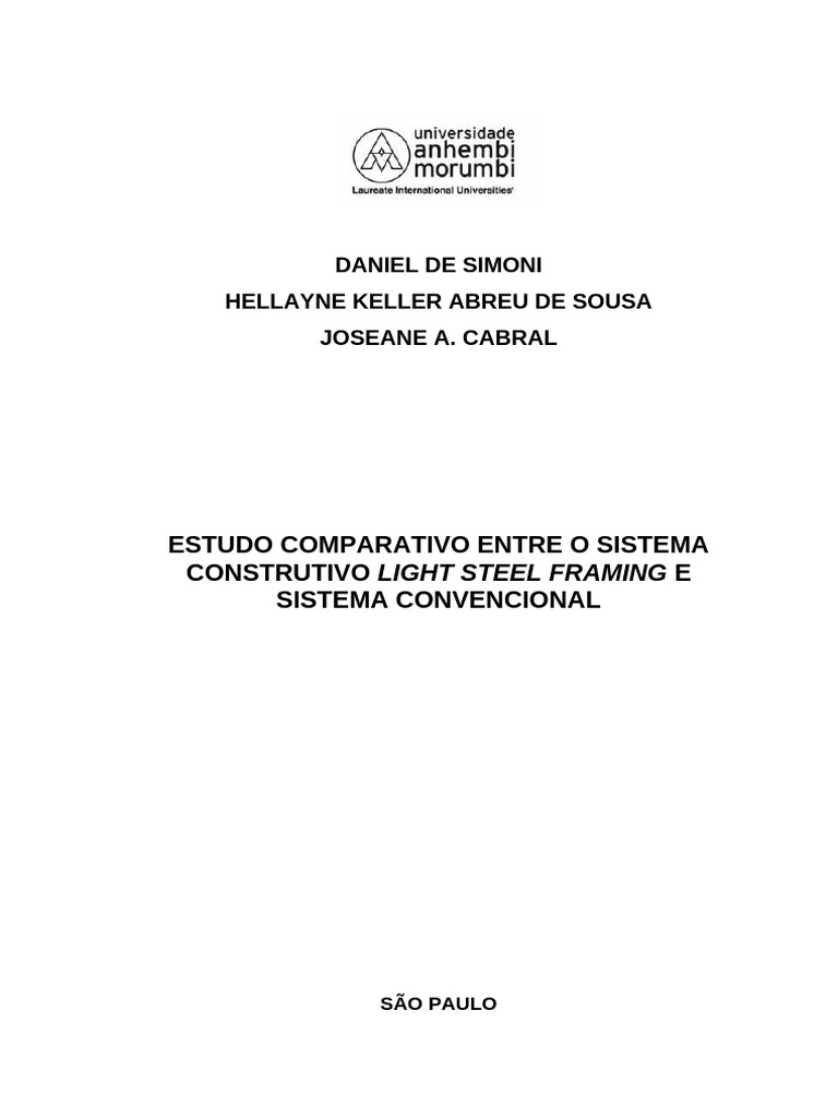 TCC Steel Frame-2014 R14 | PDF | Brazil