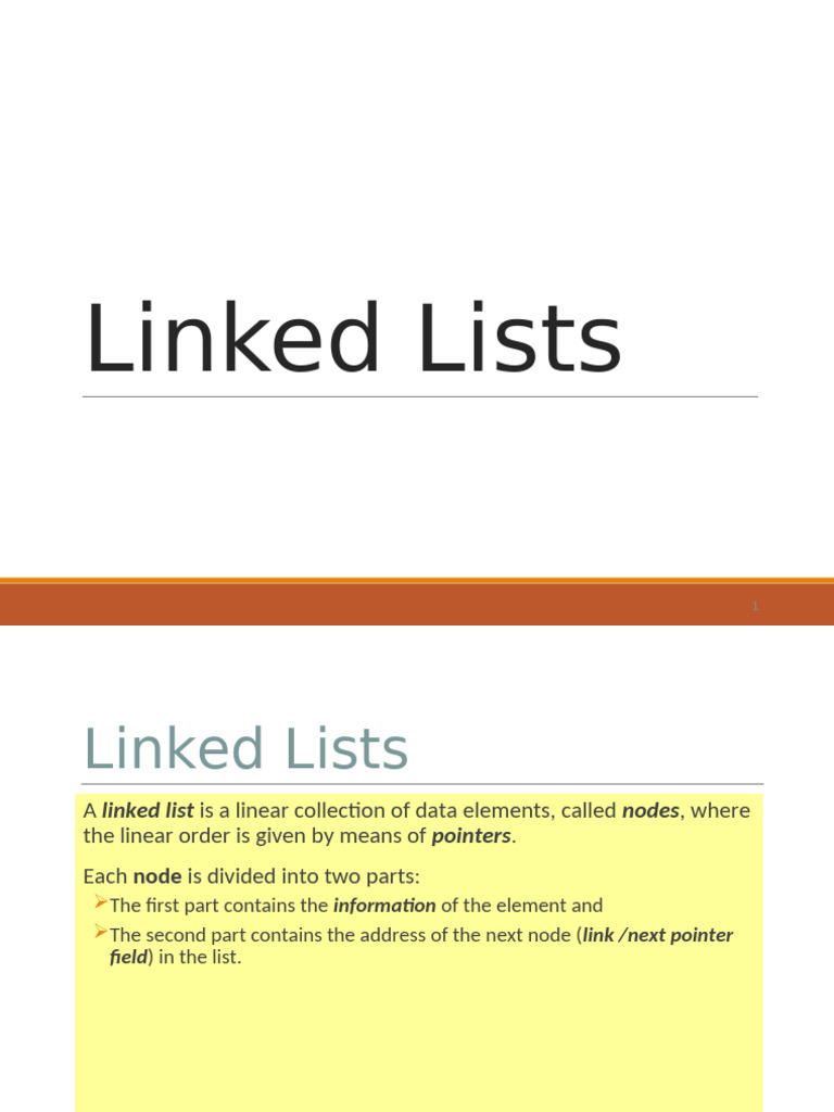 Linked List | PDF
