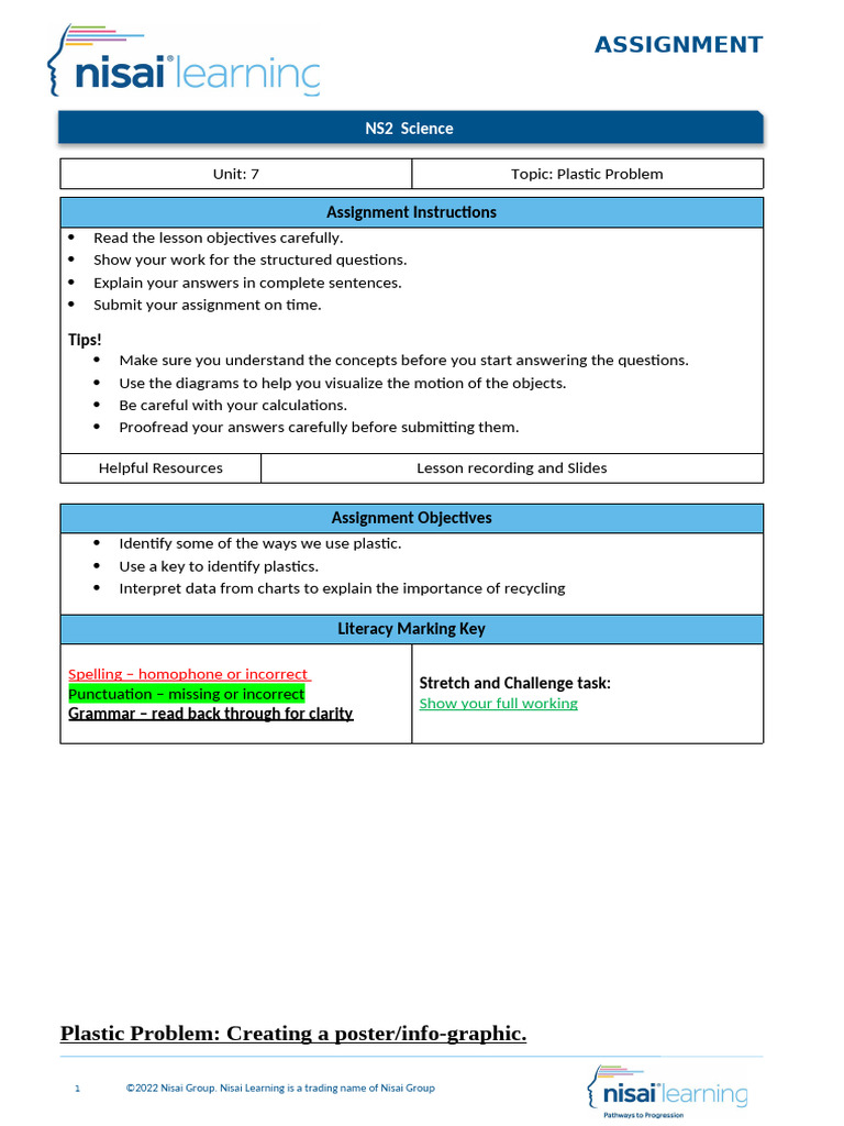 11 Plastic Problem Assignment | PDF