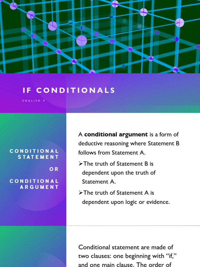 If Conditionals | PDF