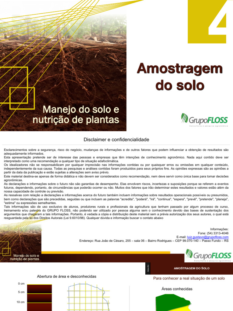 4 Amostragem de Solo | PDF