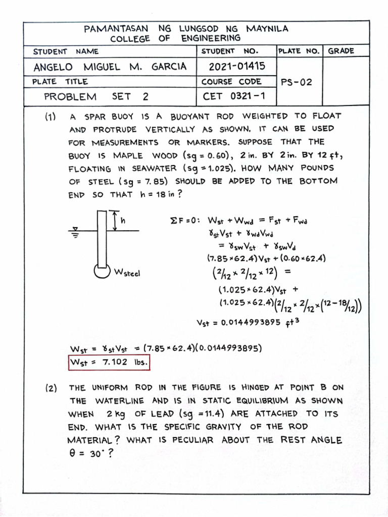 Garcia_CET0321-1_Problem Set 2 | PDF