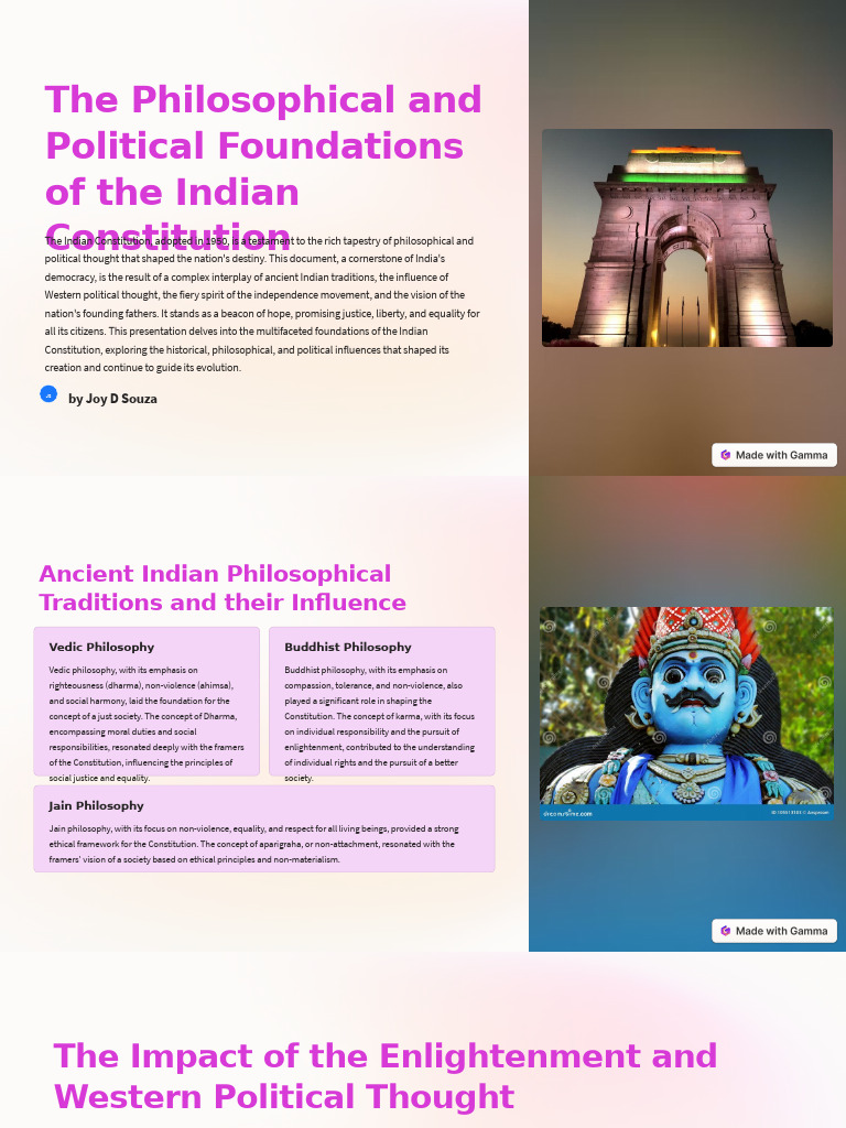 The Philosophical and Political Foundations of The Indian Constitution ...