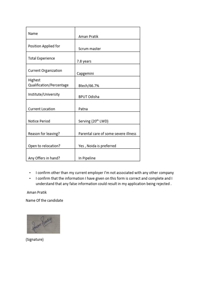 Signed Checklist | PDF