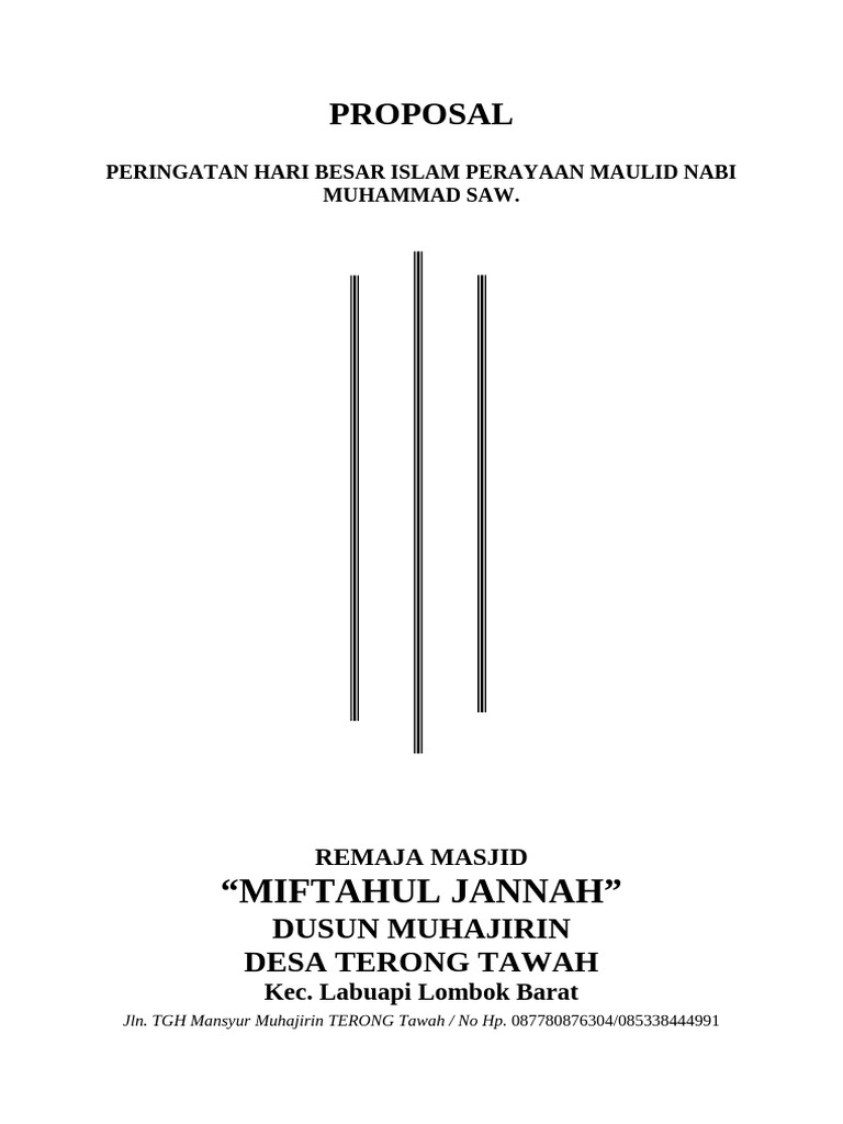 Proposal Hari Raya 2 | PDF
