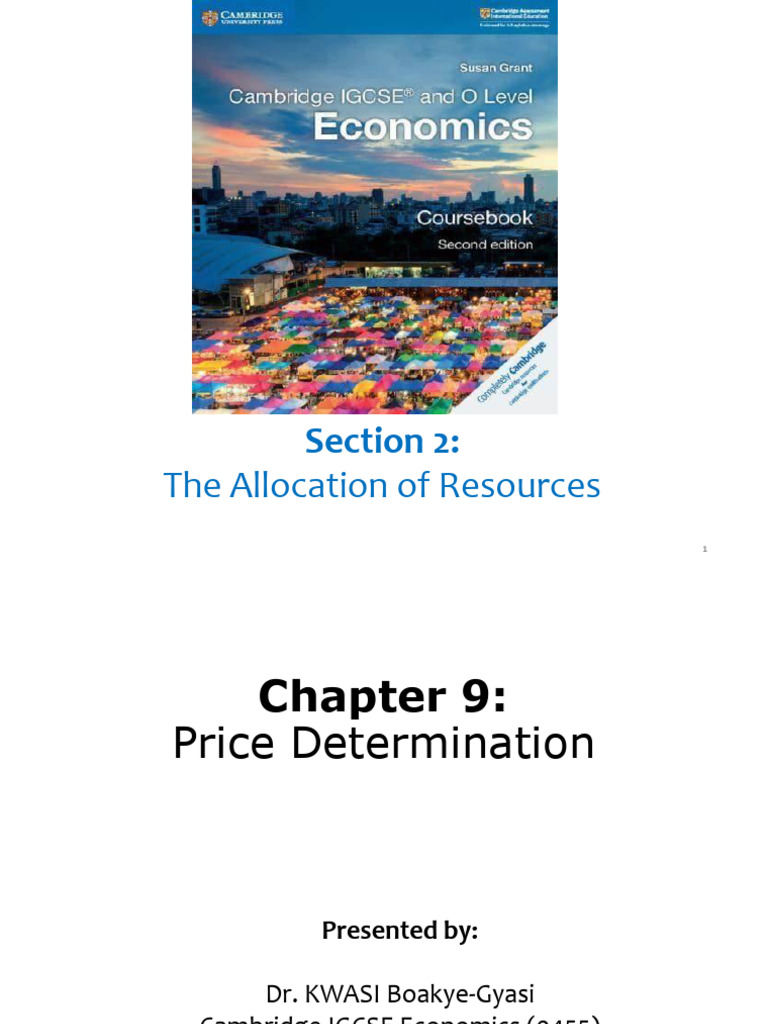 Chapter 9 - Price Determination | PDF