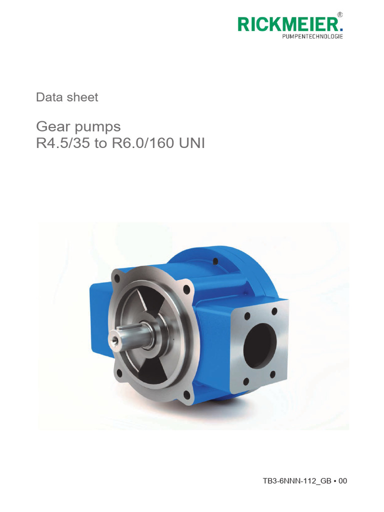 Datasheet Uni Pump | PDF