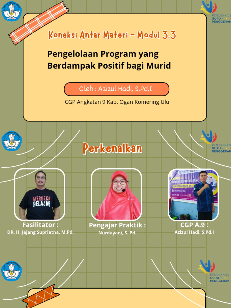 Koneksi Antar Materi - Modul 3.3 | PDF