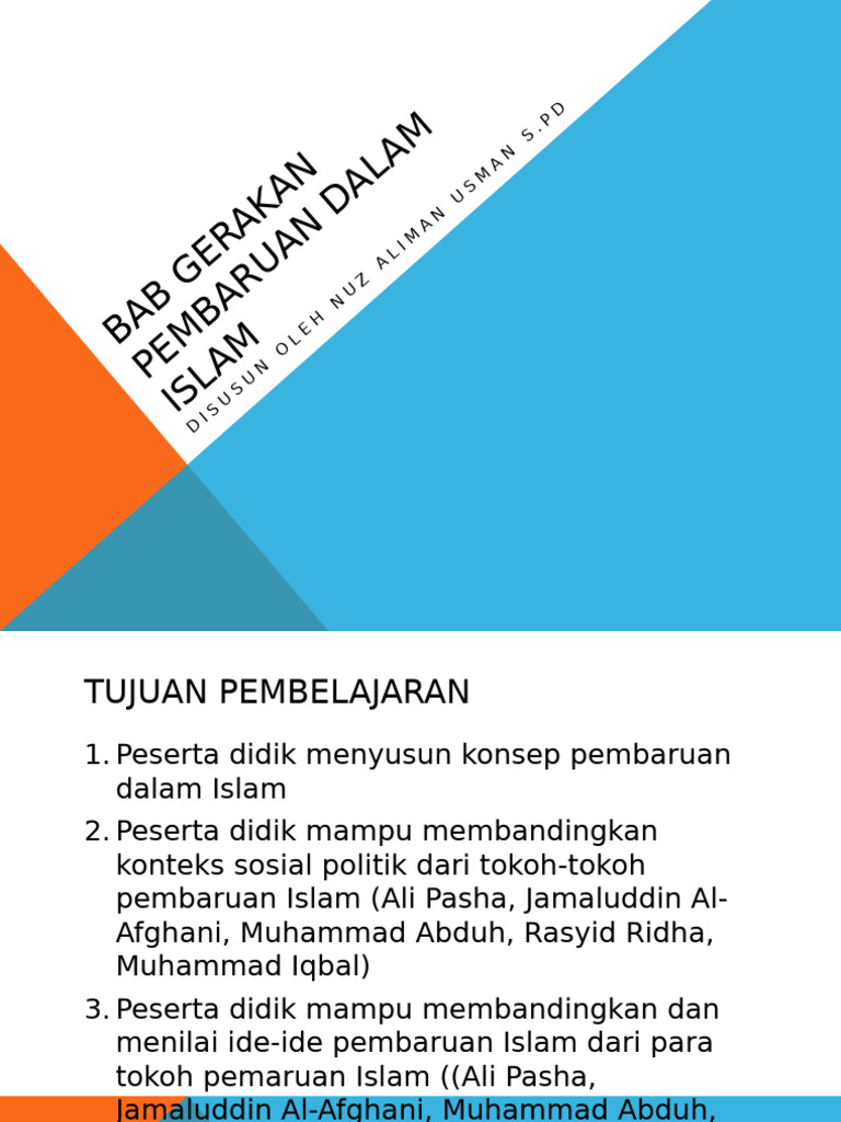 Kelas 11 (Ski) Bab Gerakan Pembaruan Dalam Islam | PDF