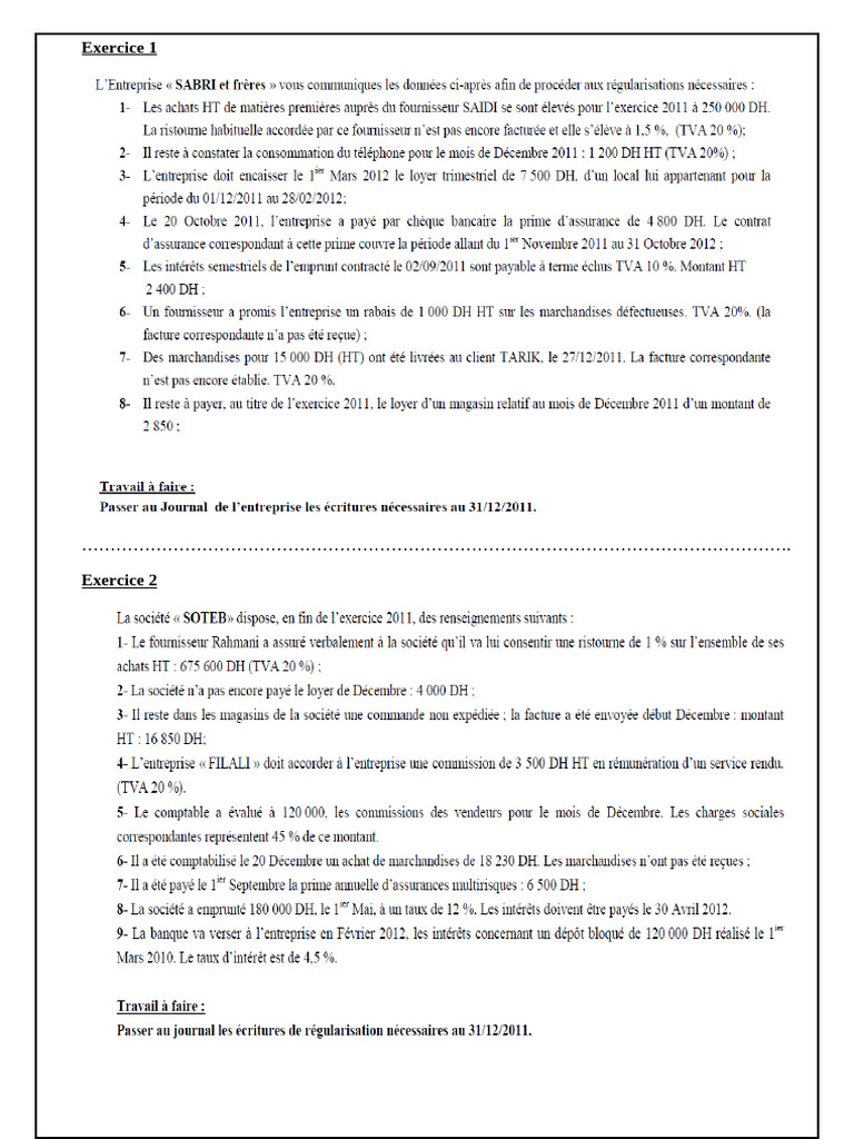 Exercice 1 Pdf