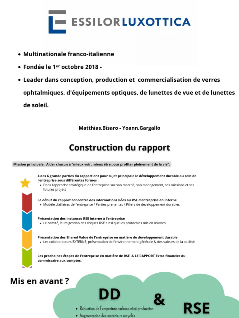 Bisaro Gargallo Etude Rapport Rse | PDF