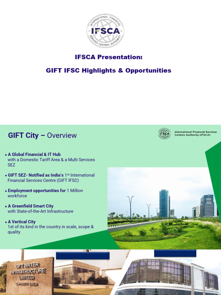 IFSCA Presentation | PDF | Banks | Business