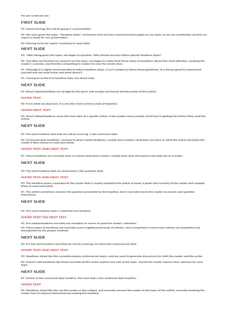 Journa Script Proj 4th Grading | PDF