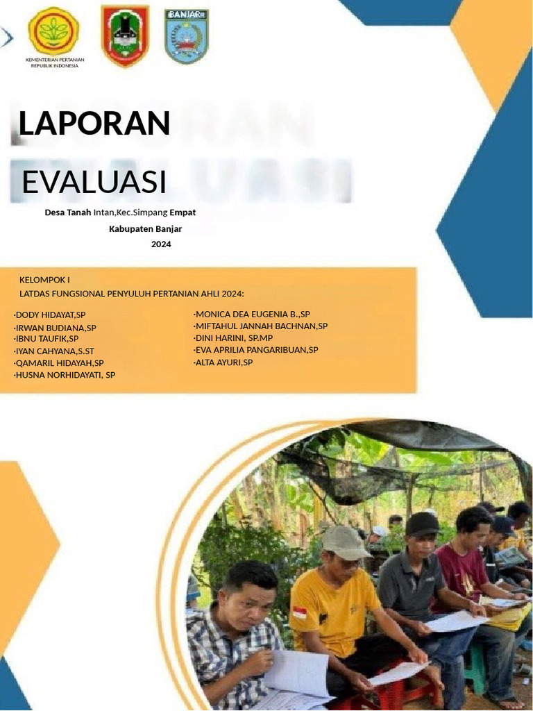 Evaluasi RDKK Desa Intan | PDF