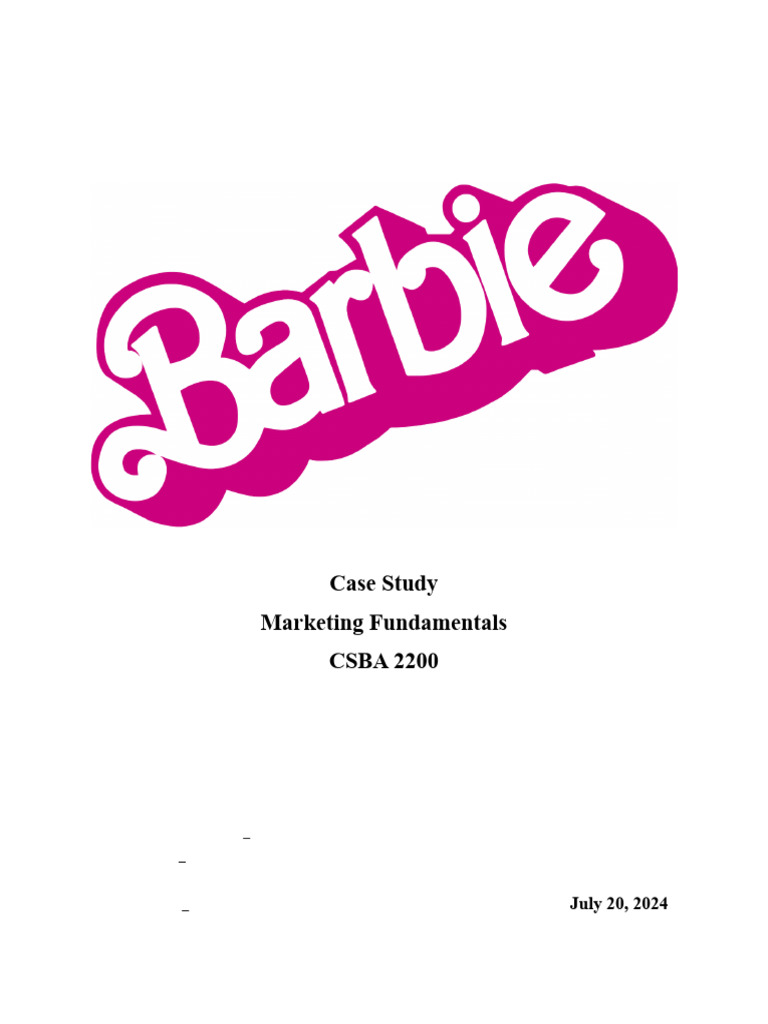 Barbie Case Study - Group 8 | PDF
