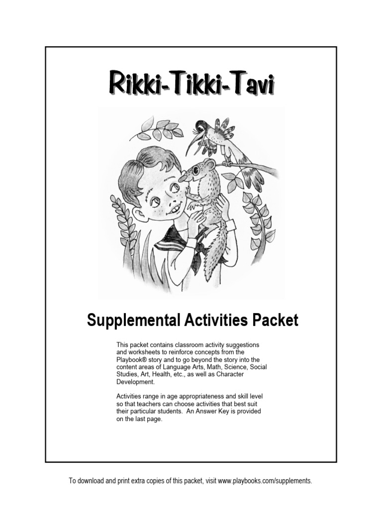Rikki Tikki Tavi Supplement | PDF
