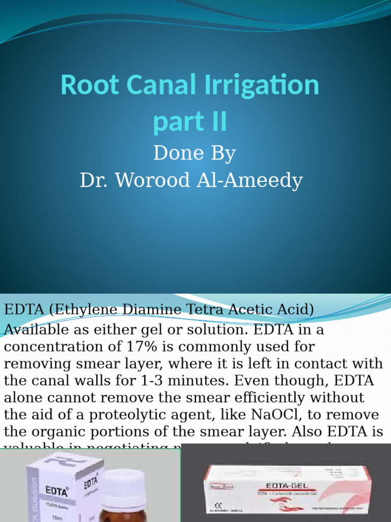 Root Canal Irrigation ii(1) | PDF