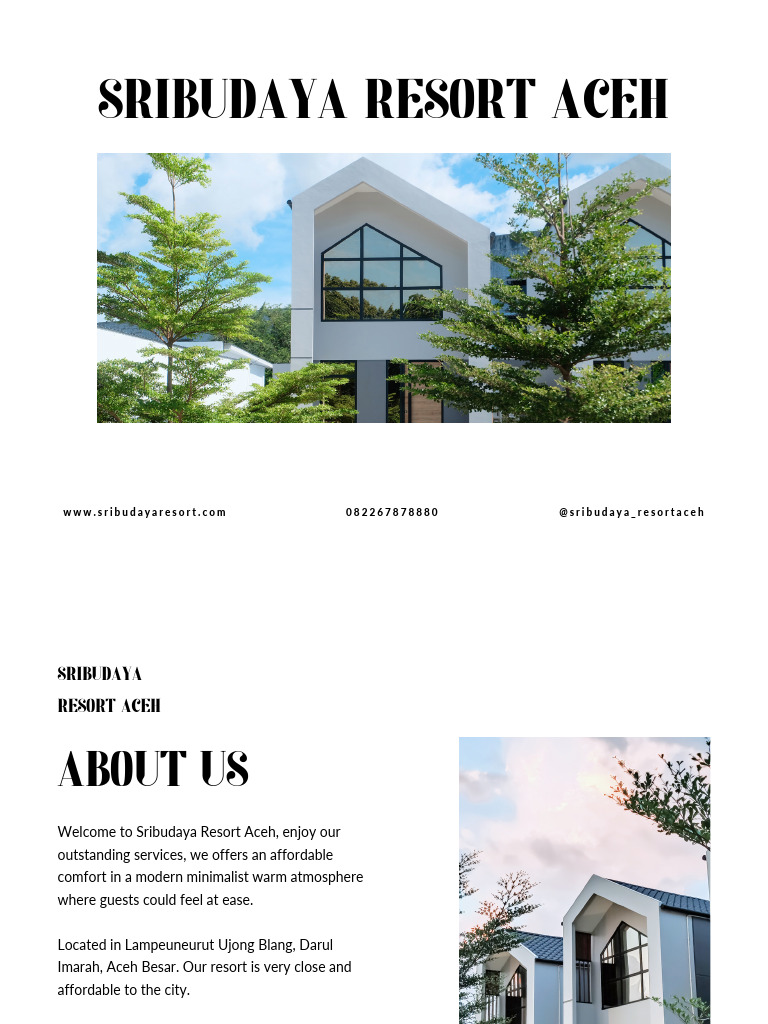 NEW CATALOGUE SRIBUDAYA RESORT ACEH | PDF