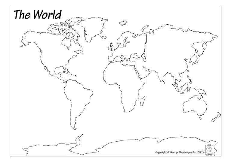 World Map Outline | PDF