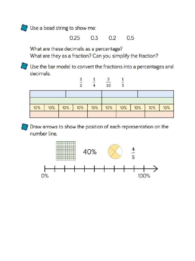 Maths - B4 W3 D3 Worksheet | PDF