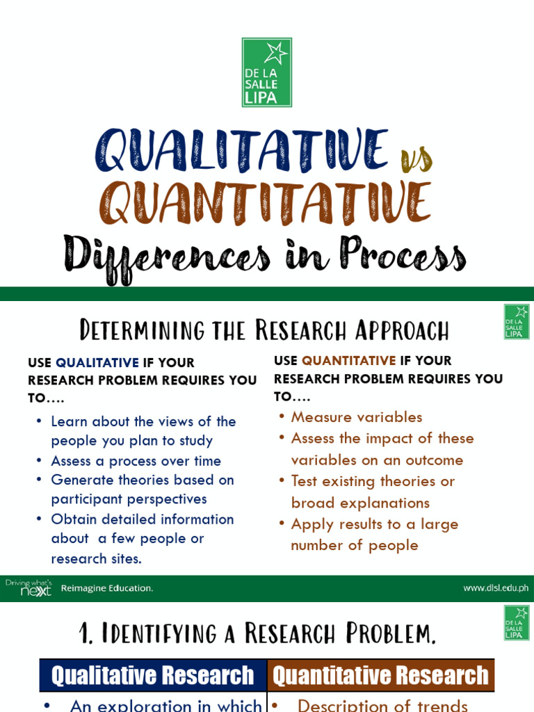 M1.L3. DIFFERENCE OF QUALI and QUANTI PART 1 | PDF