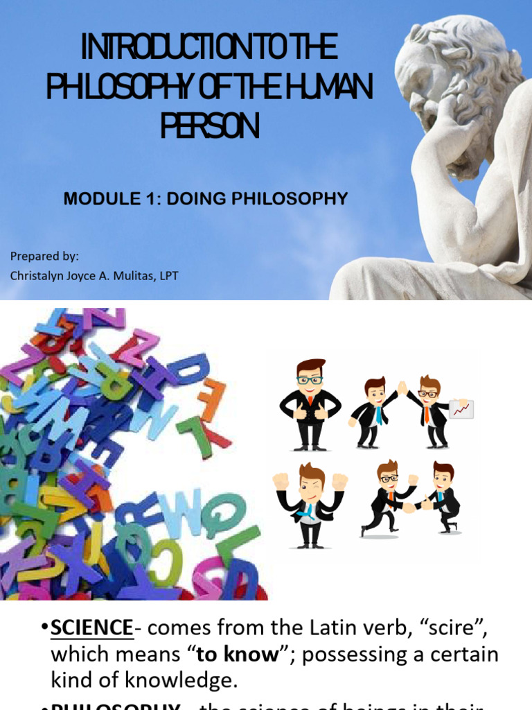Philo - Module 1 Students | PDF