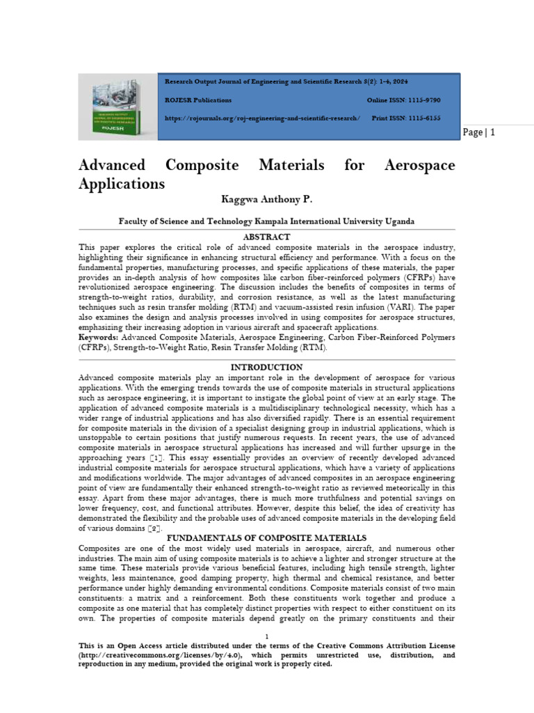 Advanced Composite Materials For Aerospace Applications (WWW - Kiu.ac ...