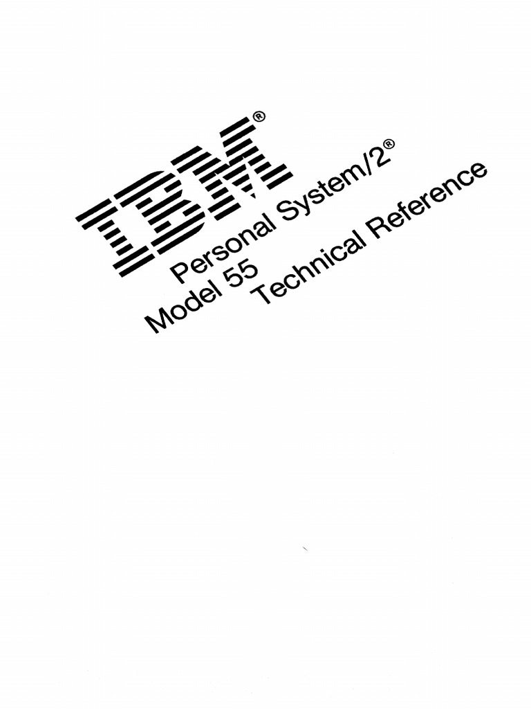 PS2 Model 55 Technical Reference Feb89 | PDF