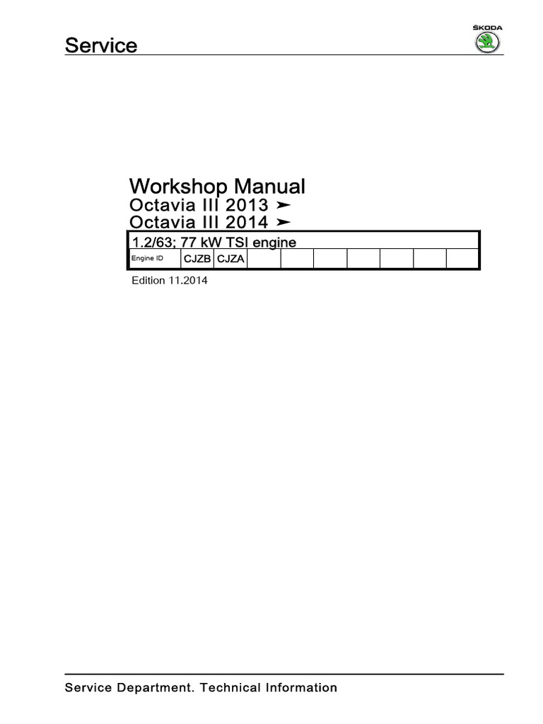 1,2 TSI Engine | PDF
