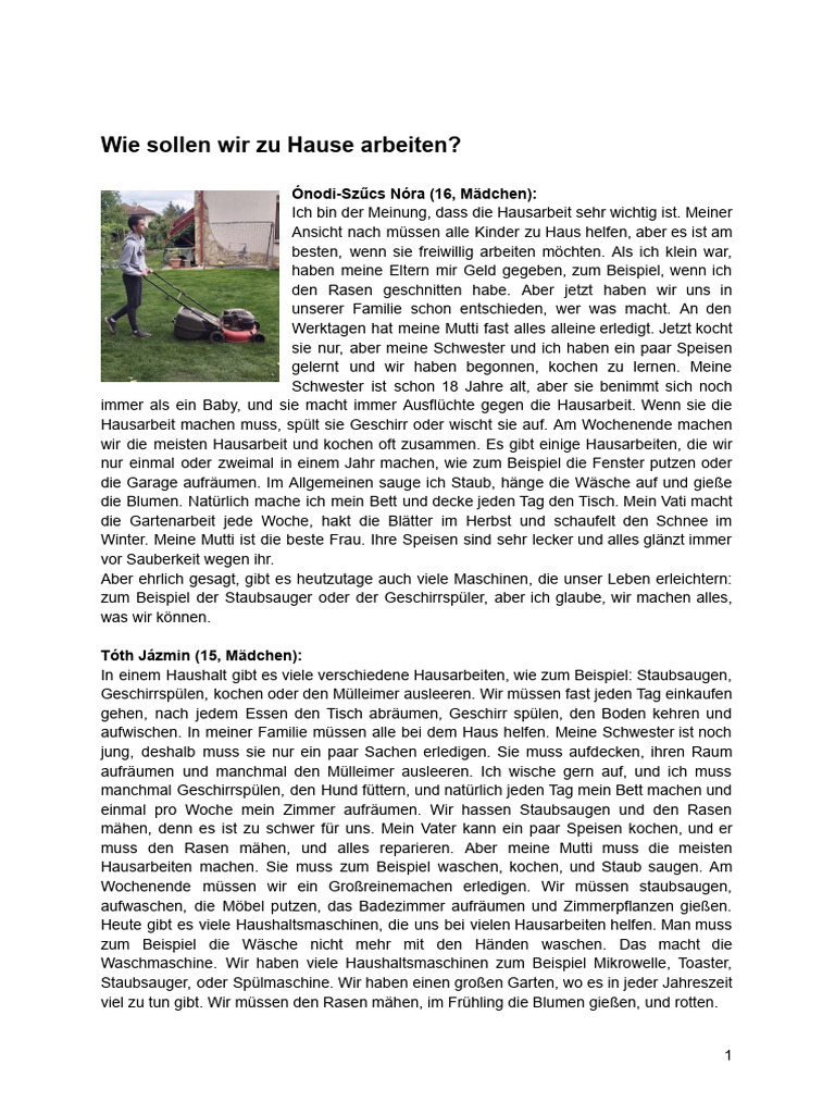 Leseverstehen A2: Wie Sollen Wir Zu Hause Arbeiten | PDF