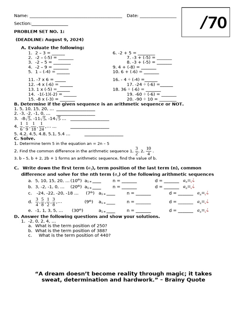 Problem-Set-No.-1-1 | PDF