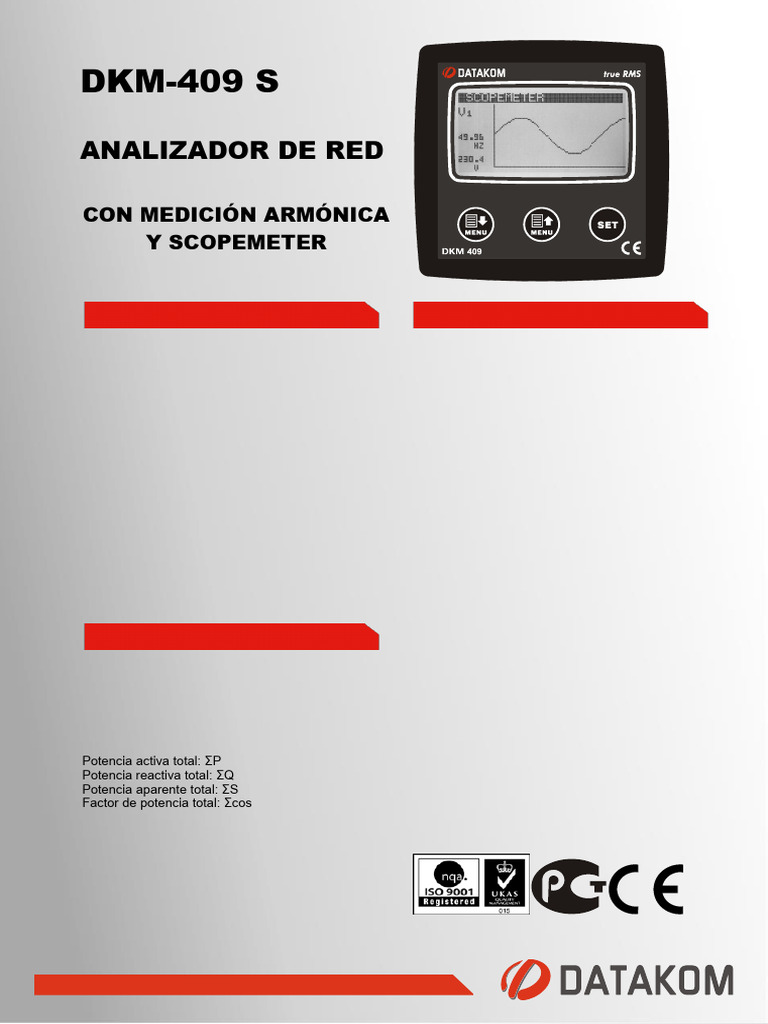 DKM-409-S-ANALIZADOR-DE-RED | PDF