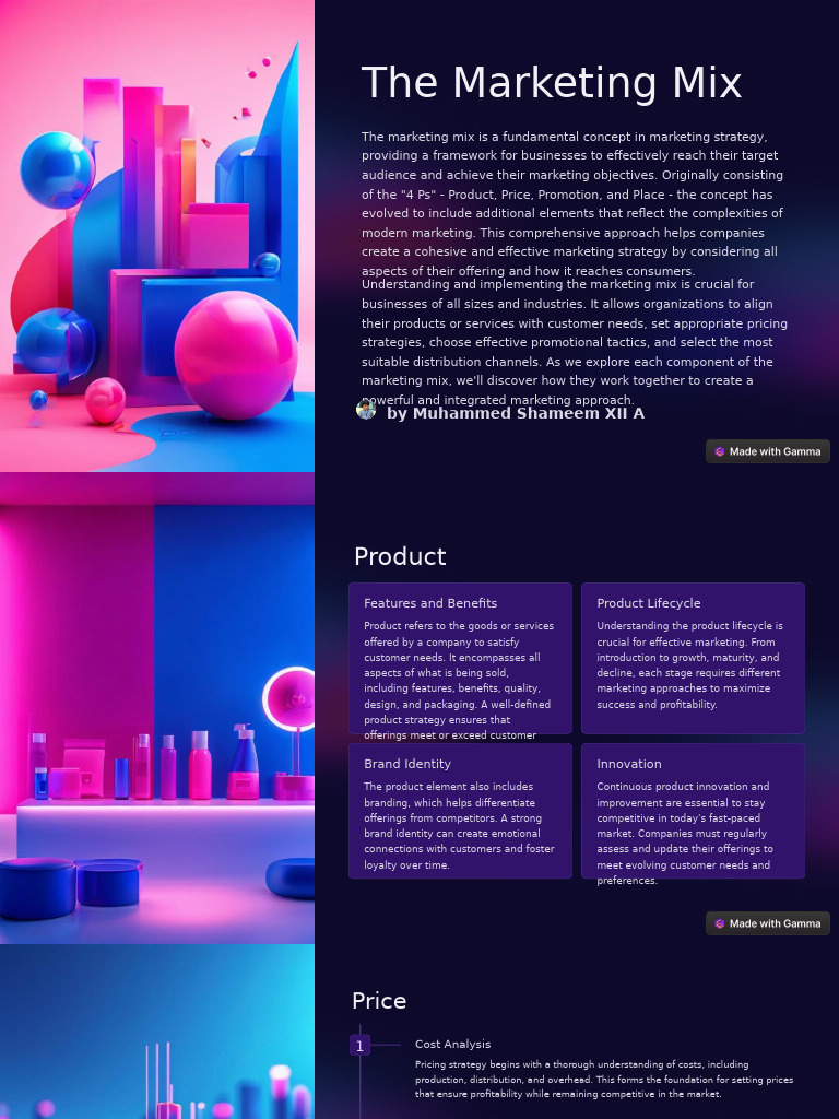 The Marketing Mix | PDF | Marketing | Brand