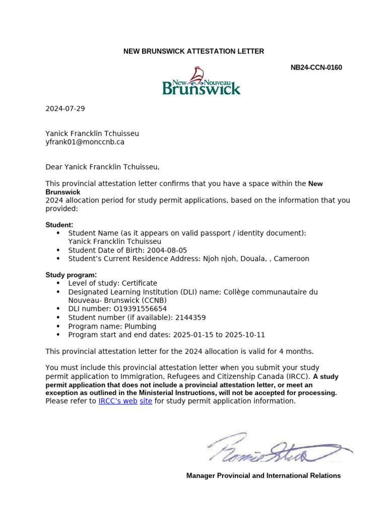 IRCC's Web Site | PDF