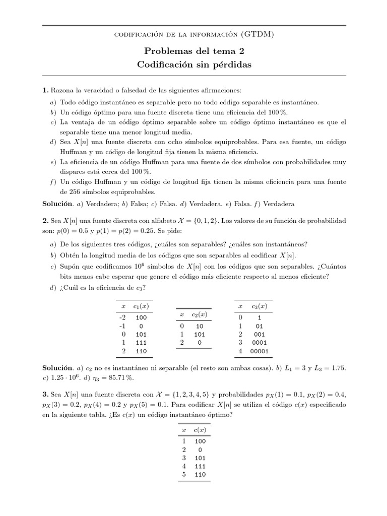 Problemas 2 | PDF