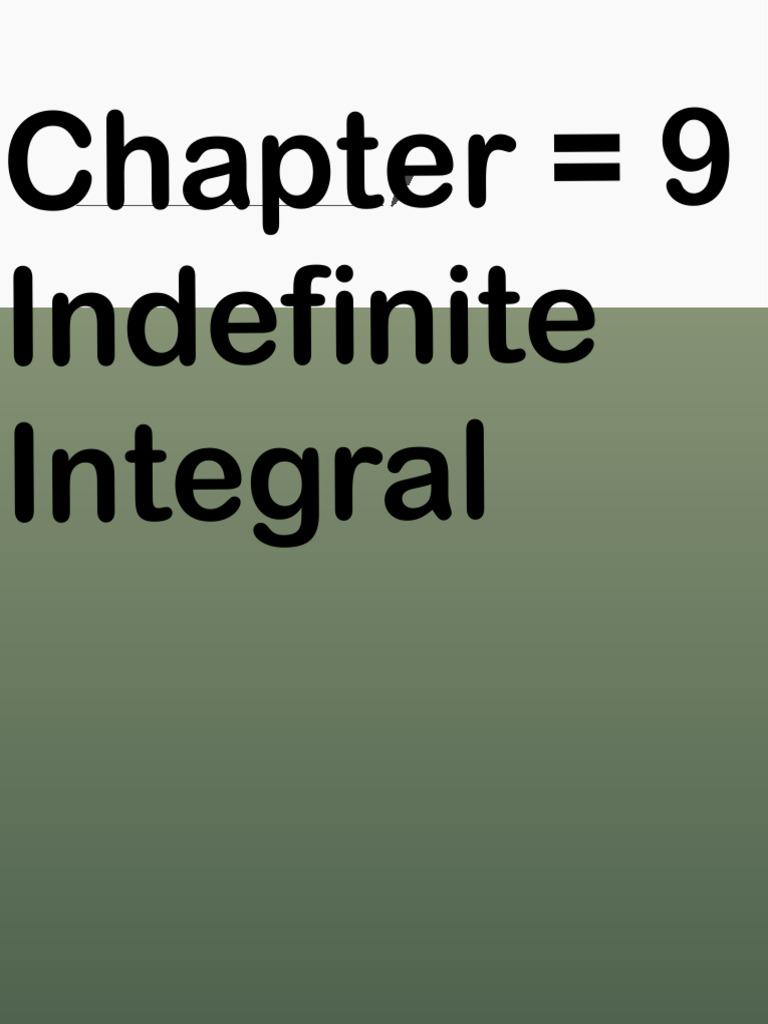 Important Formula Integrals | PDF | Calculus | Area