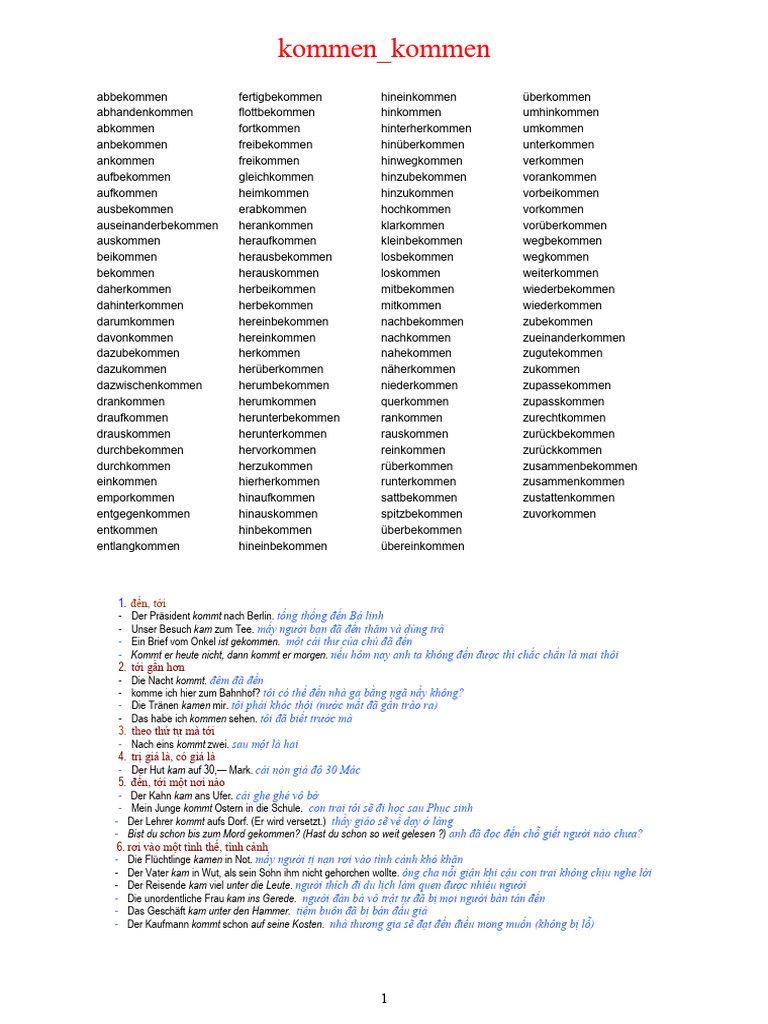 5 Kommen Kommen | PDF