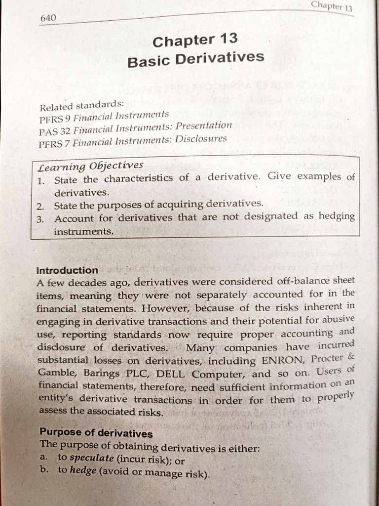Derivatives | PDF
