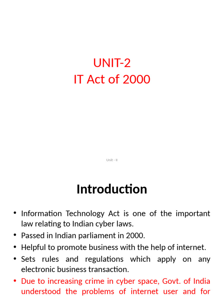 Unit 2 It 2000 Complete | PDF
