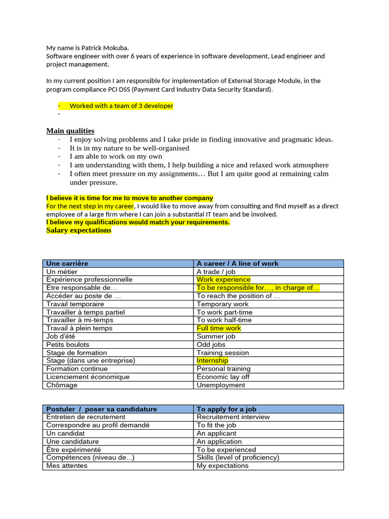 Prepare Interview | PDF