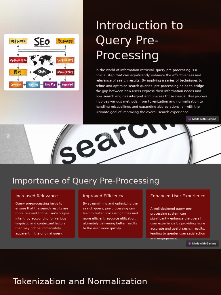 Introduction To Query Pre Processing | PDF