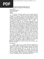 Halliday's Three Metafunctions Explained | PDF | Grammar | Language ...