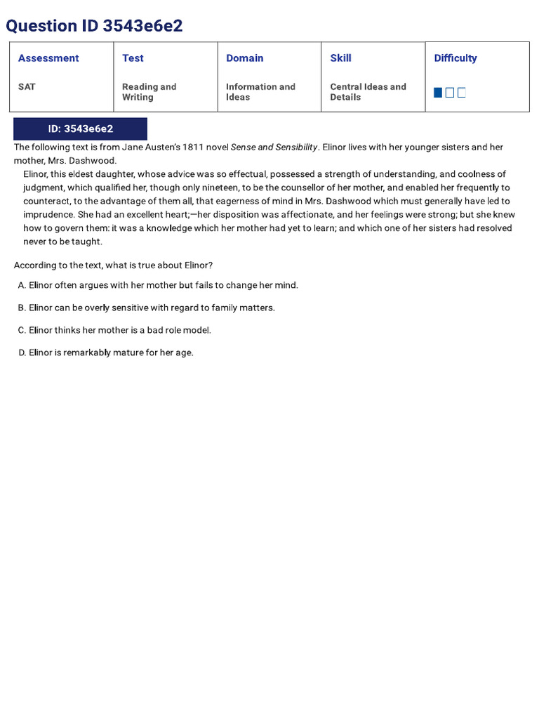 Central Ideas and Details - Easy | PDF