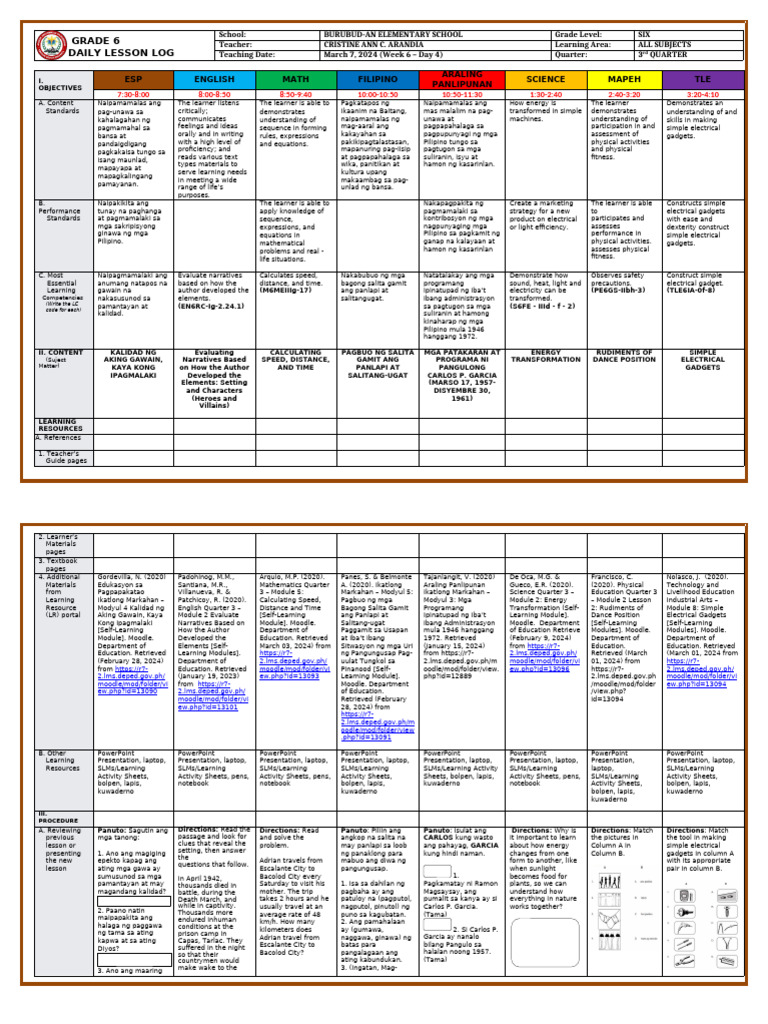 Grade 6 Dlp Q3 W6d4 Pdf
