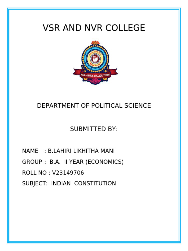 Political Science | PDF