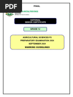Grade 12 Agricultural Sciences Plan | PDF | Educational Assessment | Learning