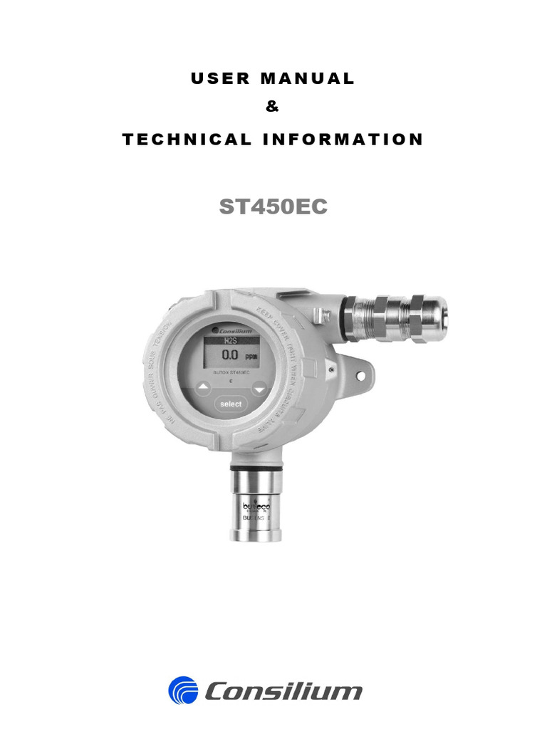 Gas Detector ST450 - Cal | PDF