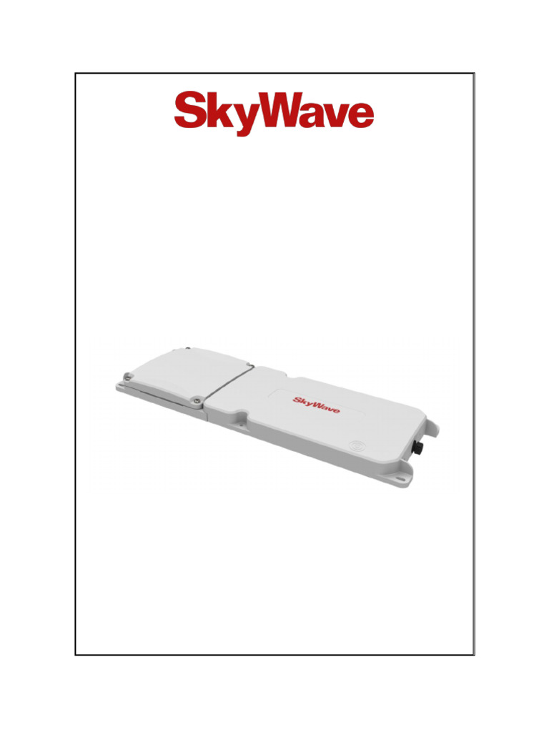 SkyWave IDP 800 Series Hardware Manual | PDF